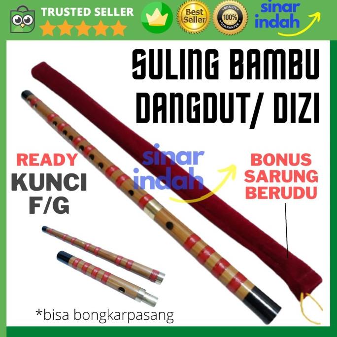 Jual SERULING BAMBU TRADISIONAL CINA SULING CHINESE DIZI KUNINGAN BONUS ...