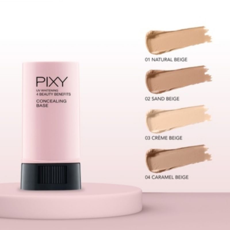 Jual PIXY 4 BEAUTY BENEFITS CONCEALING BASE / STICK FOUNDATION | Shopee ...