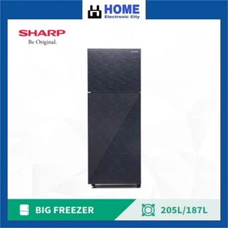 Jual Sharp Lemari Es 2 pintu SJ-246XG-MS/MR Shine Glass Door Series Garansi Resmi | Shopee Indonesia