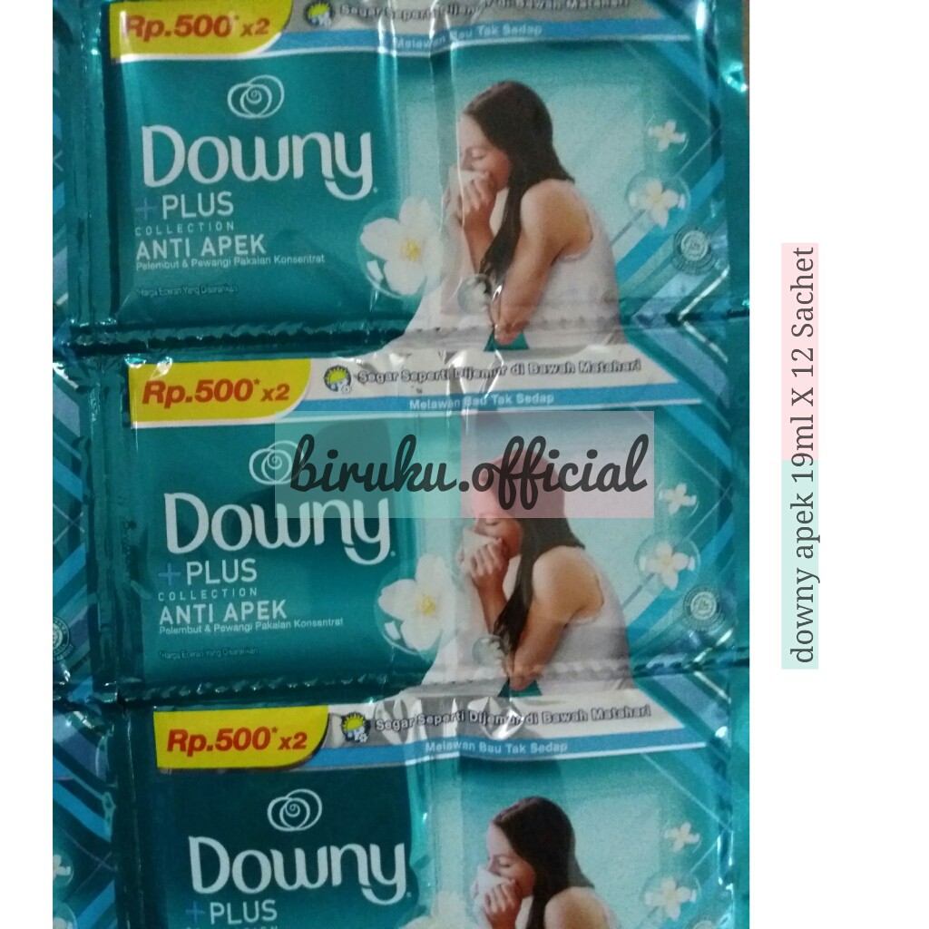Jual 500x2 (1 renceng) 19ml Downy Anti Apek sachet / Downy Renceng ...