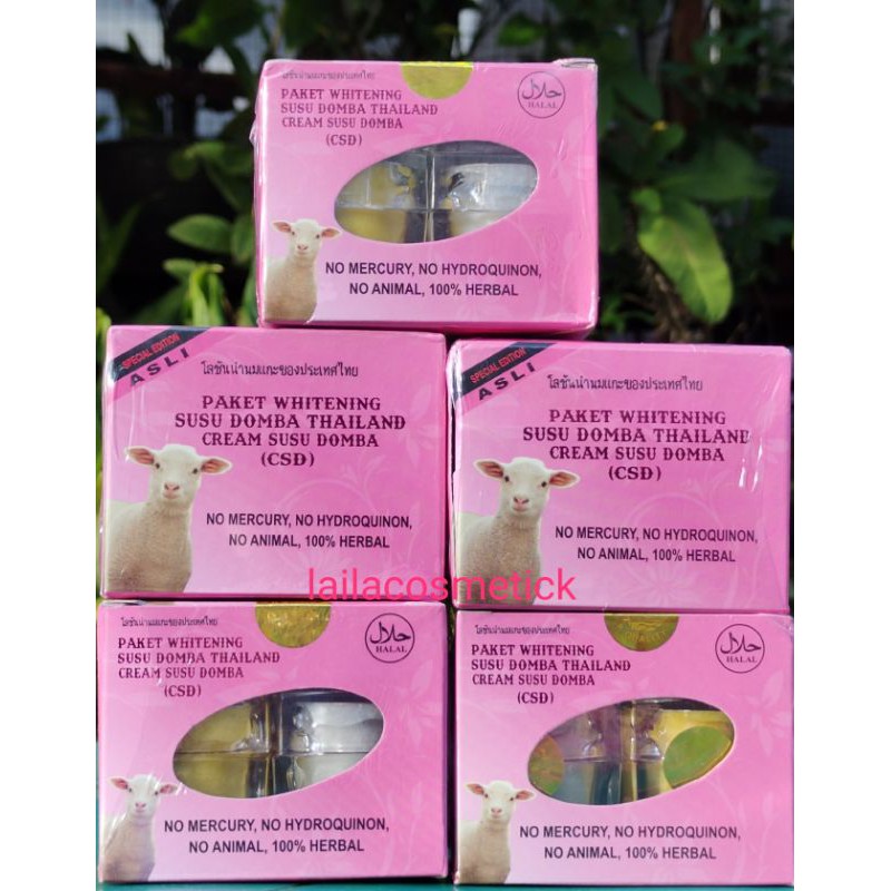 Jual PAKET WHITENING SUSU DOMBA THAILAND 15GR/CREAM SUSU DOMBA(CSD ... Jual PAKET WHITENING SUSU DOMBA THAILAND 15GR/CREAM SUSU DOMBA(CSD ...