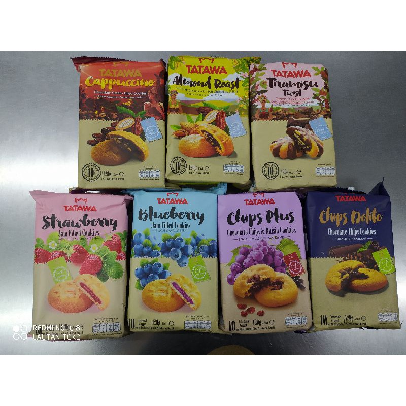 Jual TATAWA 120 g strawberry/blueberry/chip plus/chip delite/almond ...