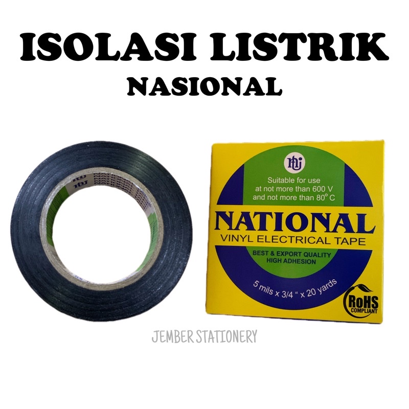 Jual Isolasi Nasional / Isolasi Listrik | Electrical Tape | Shopee ...