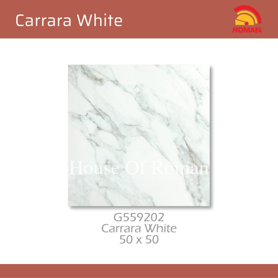 Jual KERAMIK ROMAN Carrara White 50x50 G559202 | Shopee Indonesia Jual KERAMIK ROMAN Carrara White 50x50 G559202 | Shopee Indonesia