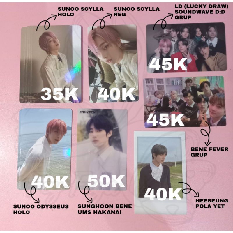 Jual [READY STOCK] OFFICIAL PHOTOCARD ALBUM DIMENSION:DILEMMA DIMENSION:ANSWER FEVER BENEFIT ...