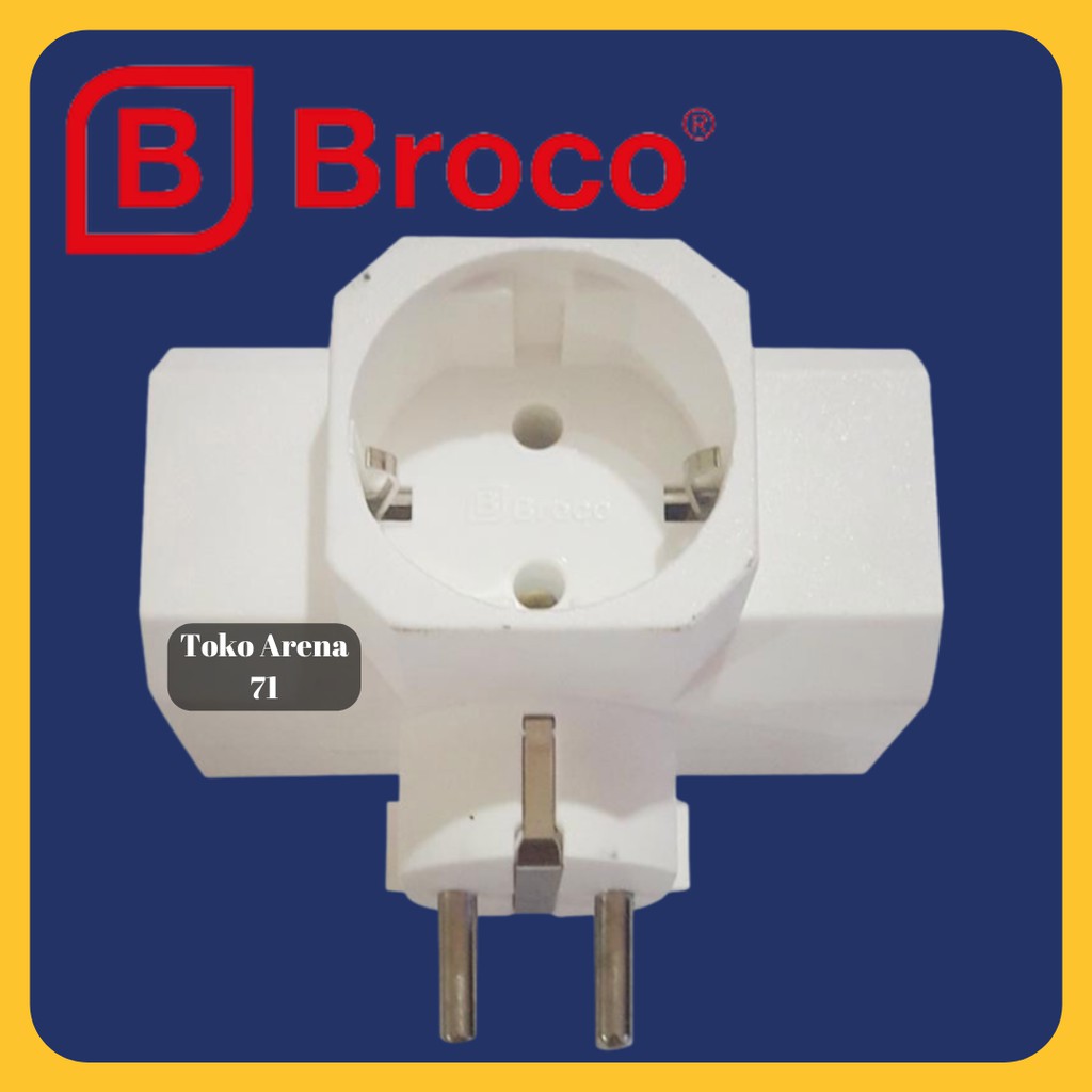 Jual Colokan BROCO Steker T BROCO Steker Arde BROCO 13830 | Shopee ...