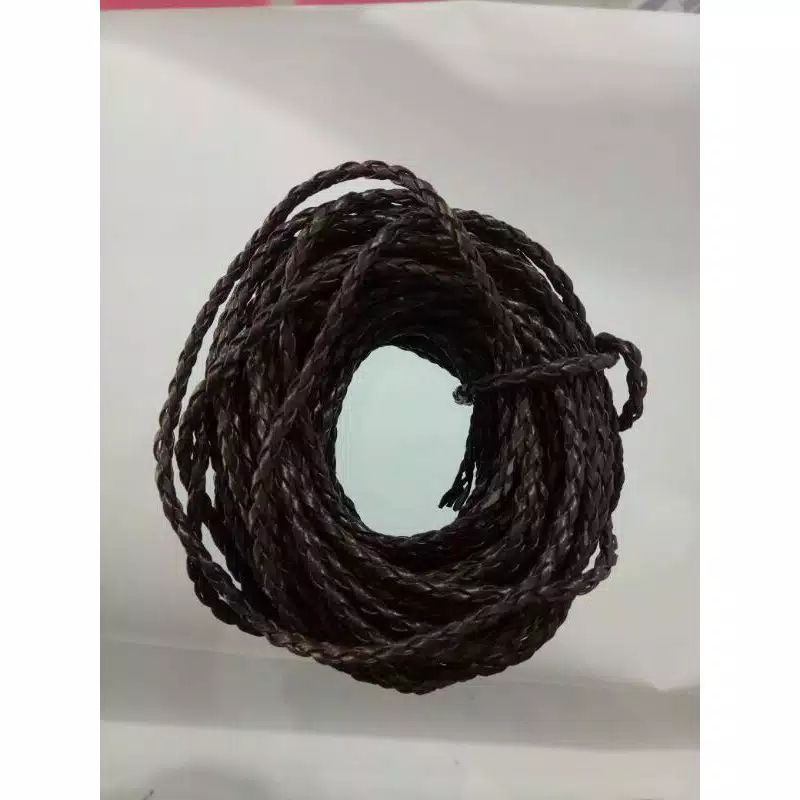 Jual Tali kepang kulit sintetis +/-2mm | Shopee Indonesia