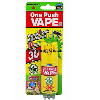 Jual Obat Nyamuk Vape One Push/Spray Anti Nyamuk Vape 30 Days - Orange ...