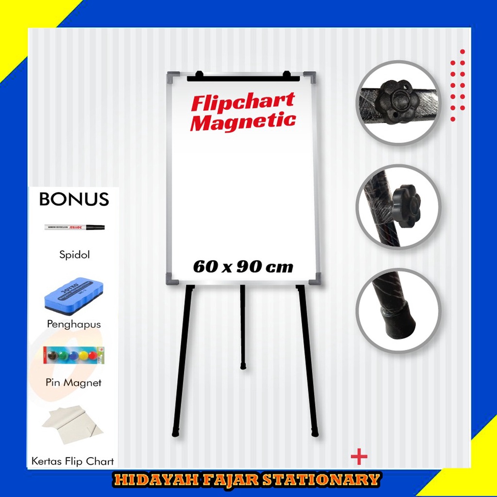 Jual Flipchart - flip chart 60 x 90 - Papan Presentasi - papan jepit ...