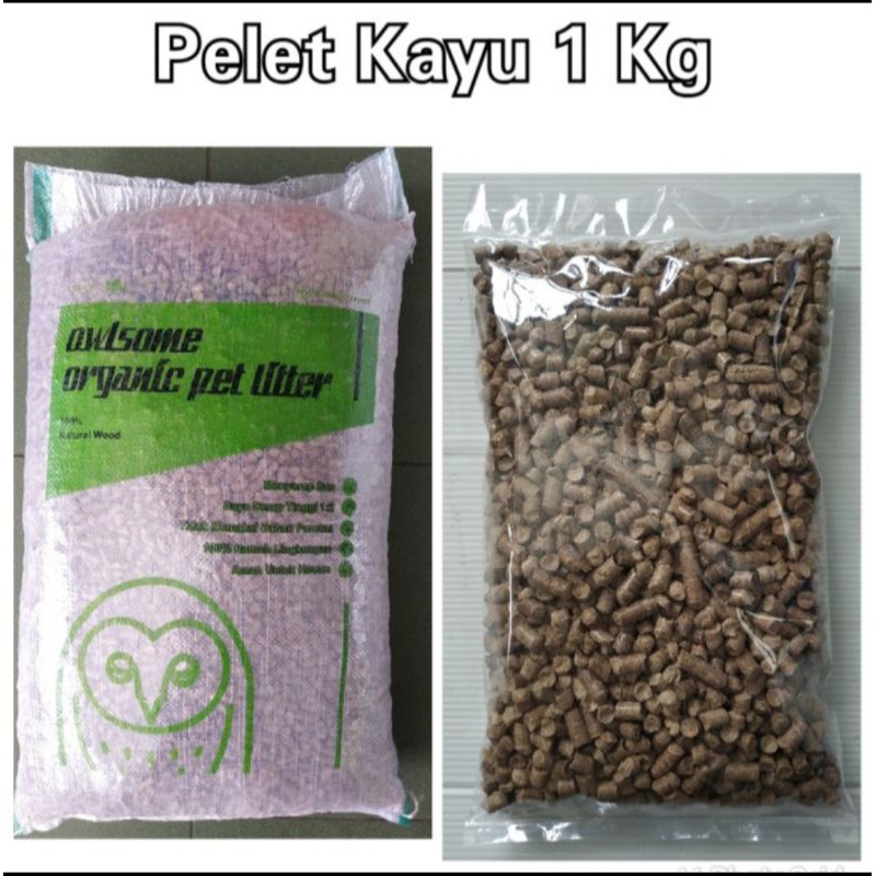Wood Pelet Organic Pet Litter Pelet Kayu Cat Litter 20Kg | Shopee Indonesia