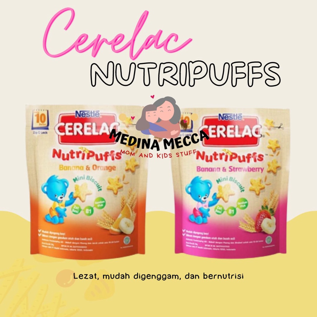 Jual Nestle CERELAC NutriPuffs 25g/ Nestle Cerelac nutri puff / nestle ...