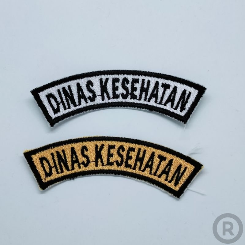 Jual Bordir Lokasi Dinas Kesehatan / Bordir / Embroidery / Logo ...