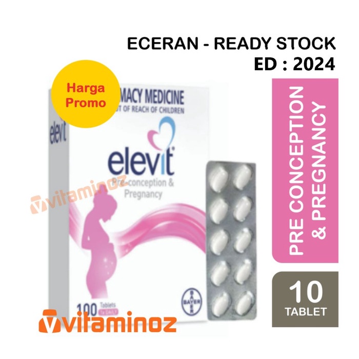 Jual Elevit Pregnancy Multivitamin Eceran Per 1 Strip | Shopee Indonesia
