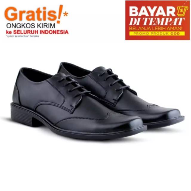 Jual Sepatu Pantofel Pria Hitam Terbaru Untuk Kerja Kantor Dan Acara ...
