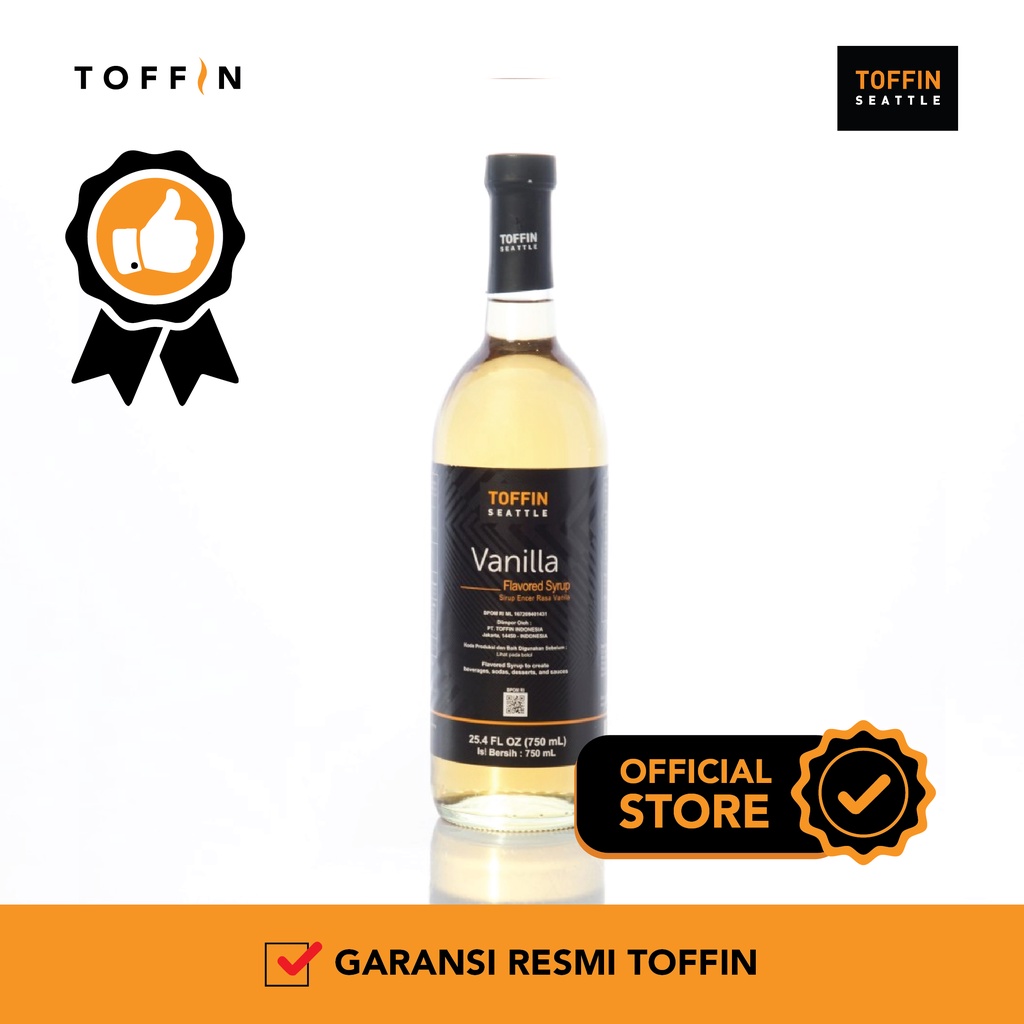 Jual TOFFIN SYRUP VANILLA 750 ML | Shopee Indonesia