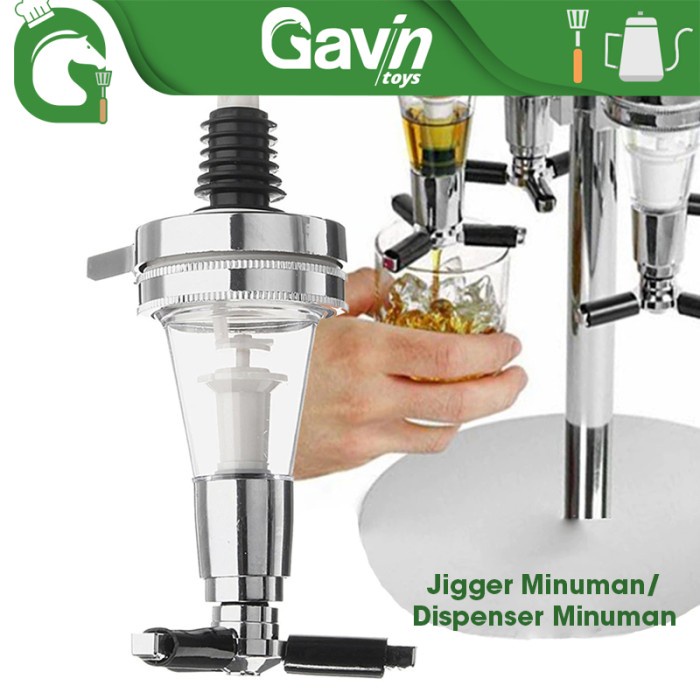 Jual Jigger Syrup Pump 25ml - Pompa Botol Minuman Gelas Ukur Bartender ...