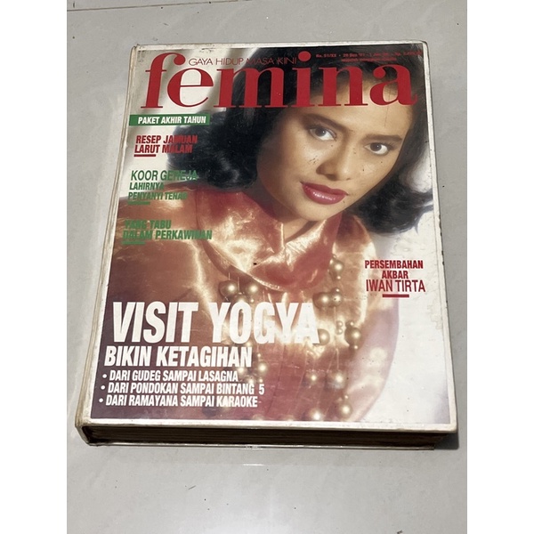 Jual Dekorasi Majalah Femina 1991 Majalah Jadul | Shopee Indonesia