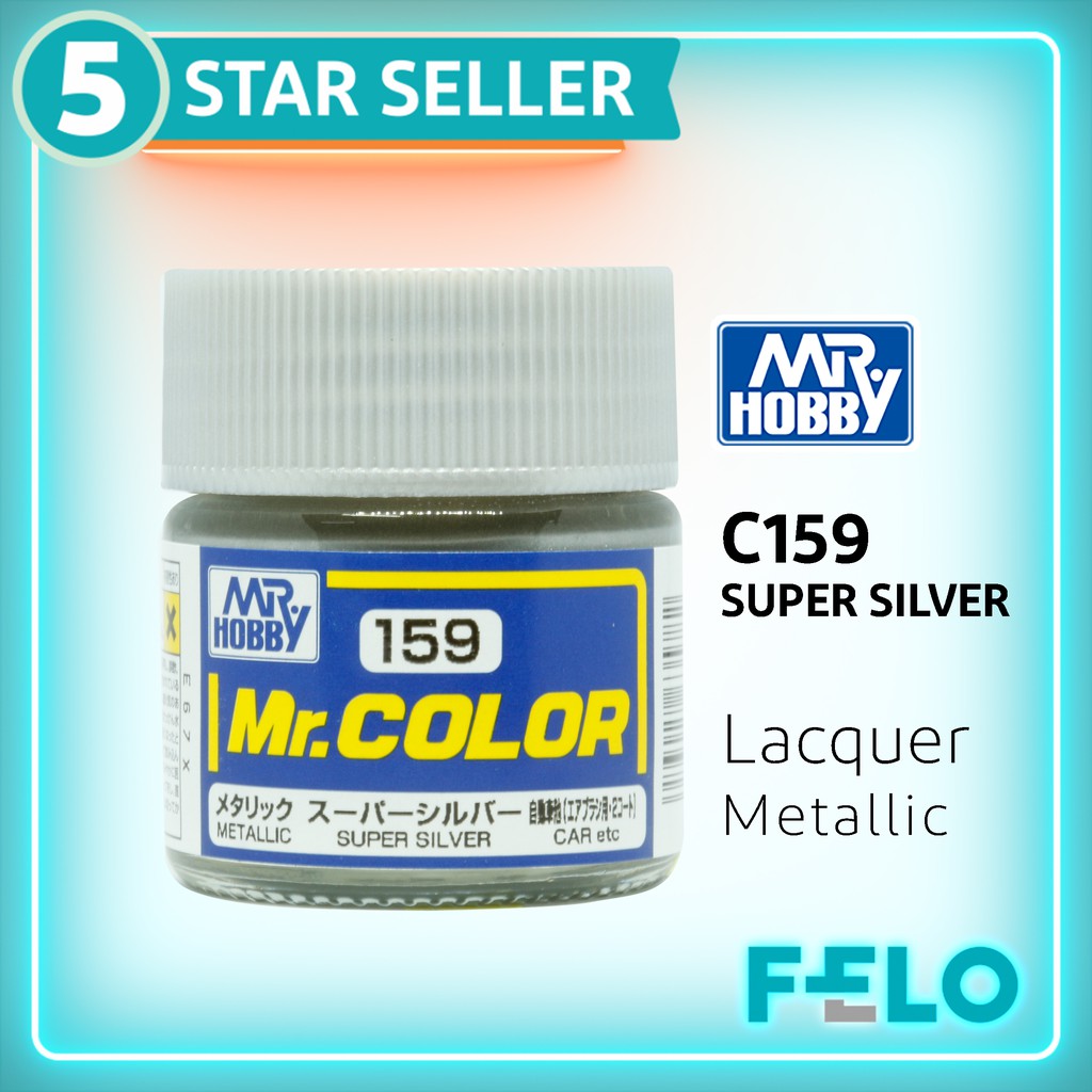 Jual CAT GUNDAM - MOKIT MR COLOR SUPER SILVER C 159 / MR HOBBY C159 ...