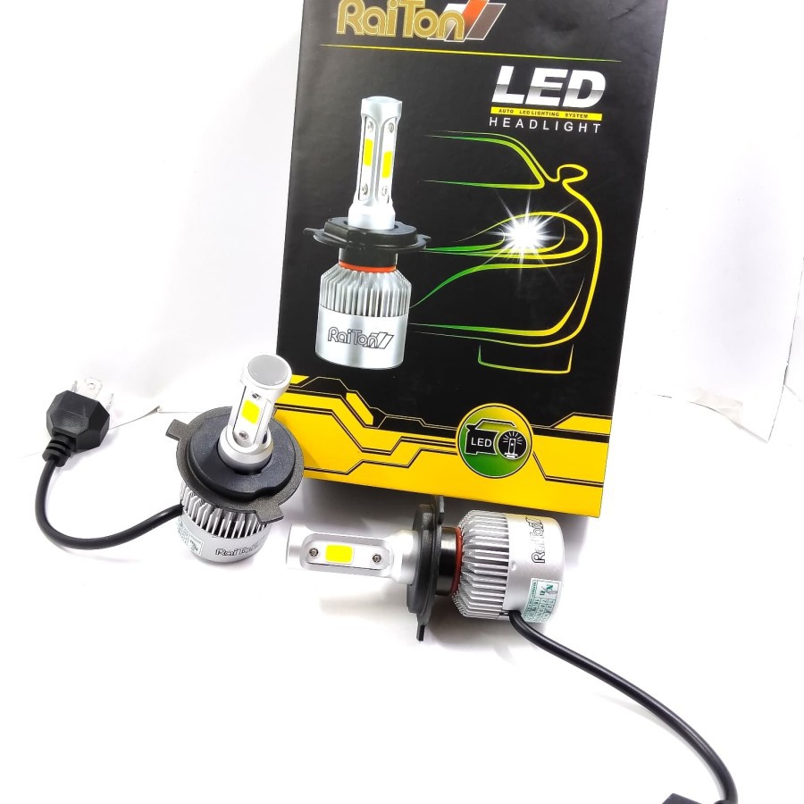 Jual Bohlamp H4 Led Raiton 12 v | Shopee Indonesia