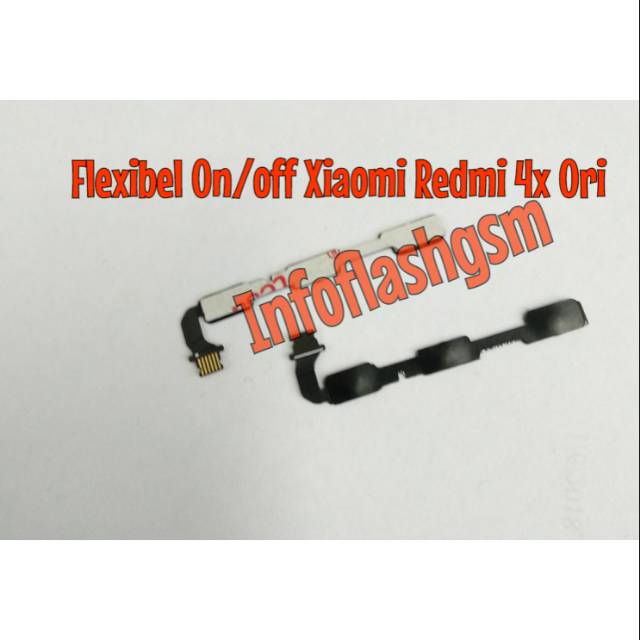 Jual Flexibel Flexible Power On/off Volume Power Swith Tombol Xiaomi Redmi 4x Ori Indonesia ...