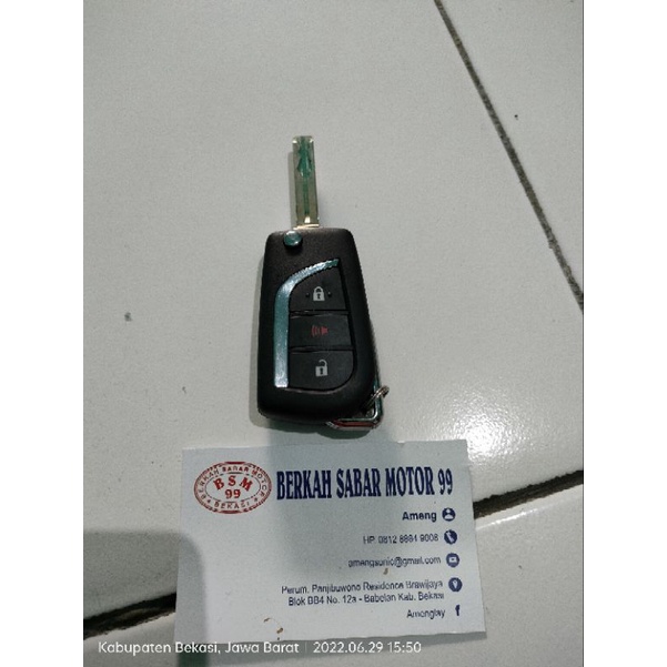 Jual Kunci Flip key Fortuner 2012-2015 Original. | Shopee Indonesia