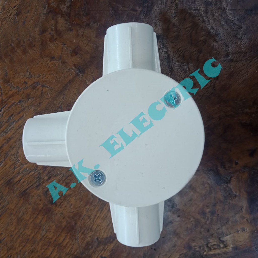 Jual Tdus Cabang 3 Putih 20mm / T Dus C3 White Box Kabel Tee | Shopee ...