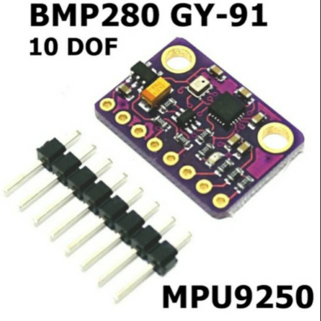 Jual GY91 GY-91 MPU9250 + BMP280 10DOF 9-Axis Accelero Gyro Compas ...