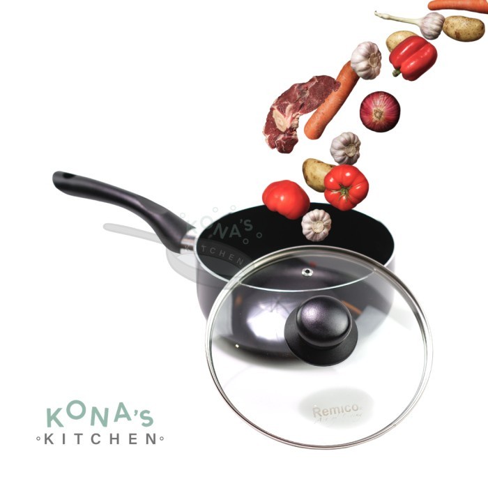 Jual Sauce Pan Non Stick 18 Cm Remico / Panci Anti Lengket | Shopee ...