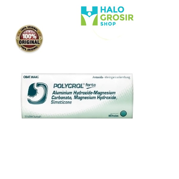 Jual Polycrol Forte Tab 24X10 S / Obat Maag / Kembung / Gangguan ...