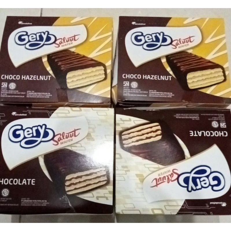 Jual GERY Saluut Wafer Box isi 24pcs Indonesia|Shopee Indonesia