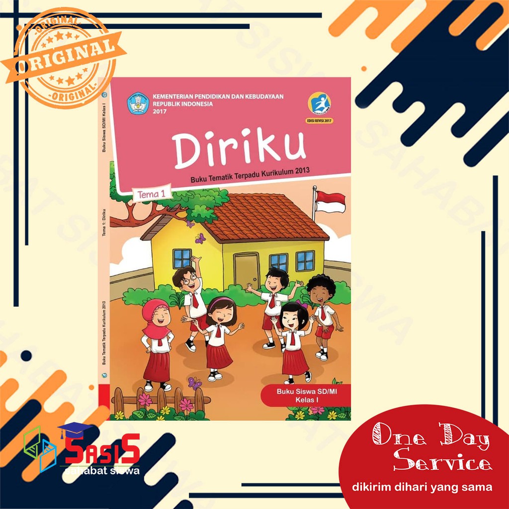 Jual Buku Siswa SD kelas 1 Tema 1 : Diriku Indonesia|Shopee Indonesia