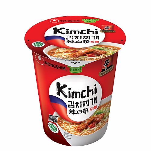 Jual Nong Shim Kimchi Ramyun Cup 70gr - Nongshim | Shopee Indonesia