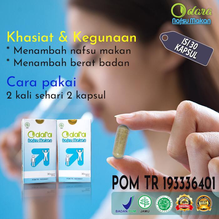 Obat Gemuk Herbal Penambah Nafsu Makan 30 Kapsul | Shopee Indonesia
