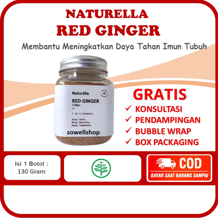 Jual Naturella Red Ginger Obat Herbal Jahe Merah Lambung Pencernaan ...