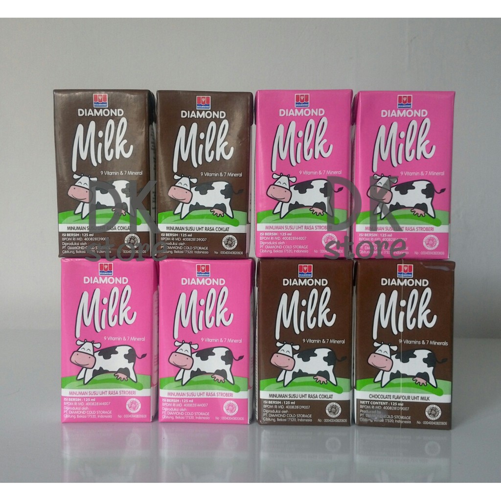 Jual Susu UHT Diamond 125 ml Indonesia|Shopee Indonesia