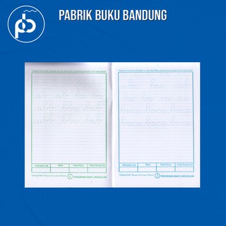 Latihan Menulis Huruf Elok/Halus | Buku Belajar Huruf Tegak Bersambung ...