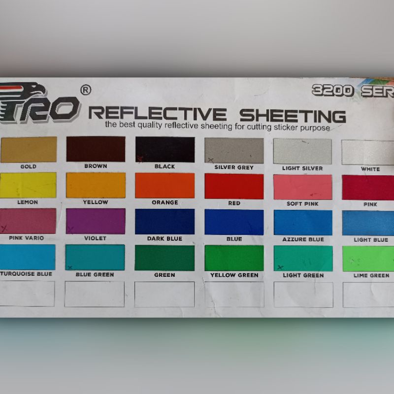 Jual Bahan Cutting Sticker Reflective / Prolite (Meteran) L60cm ...