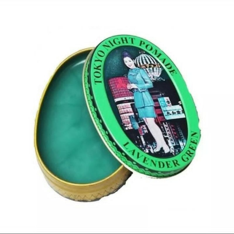 Jual Pomade Tokyo Night lavender Hijau Kaleng 50 g Minyak Rambut jadul ...