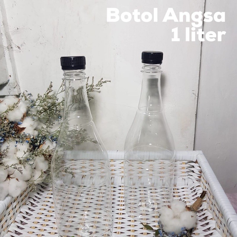 Jual Botol Plastik Angsa 1000 ml / 1 liter Kopi / Jus / Jamu, langsung ...