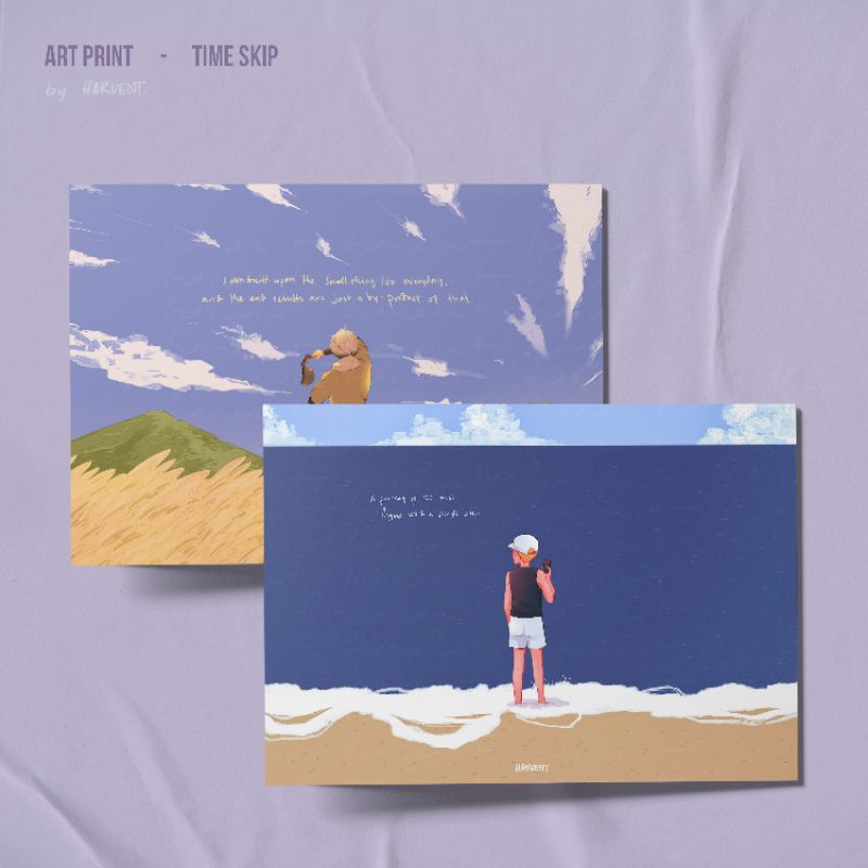 Jual Art print - Haikyuu Time Skip (Kitashin & Hinata) | Shopee Indonesia
