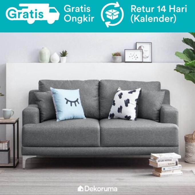 Jual Dekoruma Bordo Sofa Minimalis 2 Seater - Ruang Tamu Scandinavian ...
