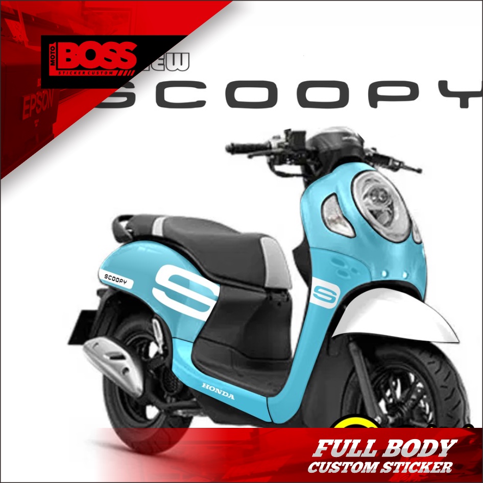 Jual Decal Sticker Scoopy full body Dekal Sticker New Fi Baru 2021 2022 ...