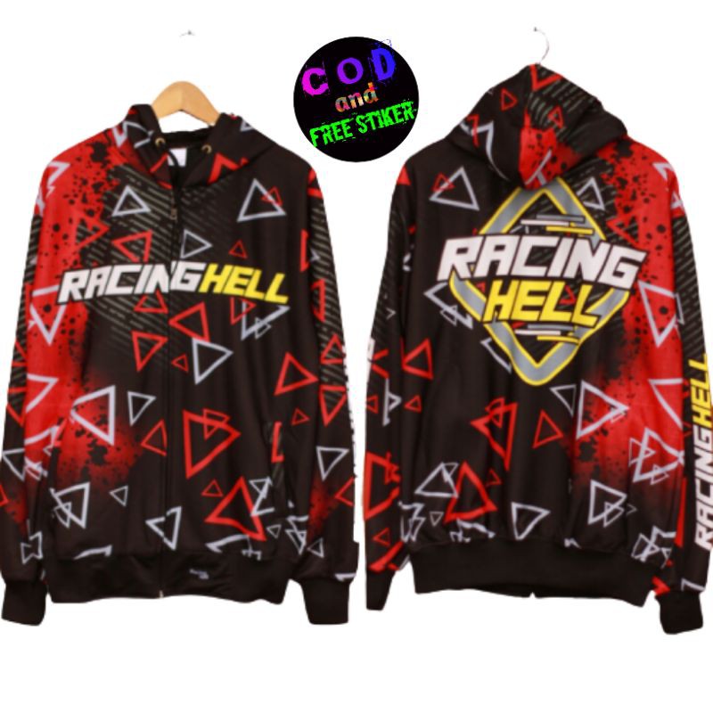 JAKET RACING PRINTING SUBLIMASI // JAKET RACINGHELL // GROSIR JAKET ...