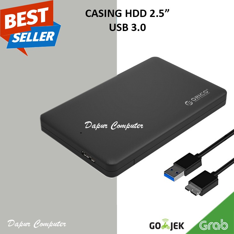 Jual CASING HARDISK EKSTERNAL USB 3.0 HARDISK SATA 2.5 INCH ORICO ...
