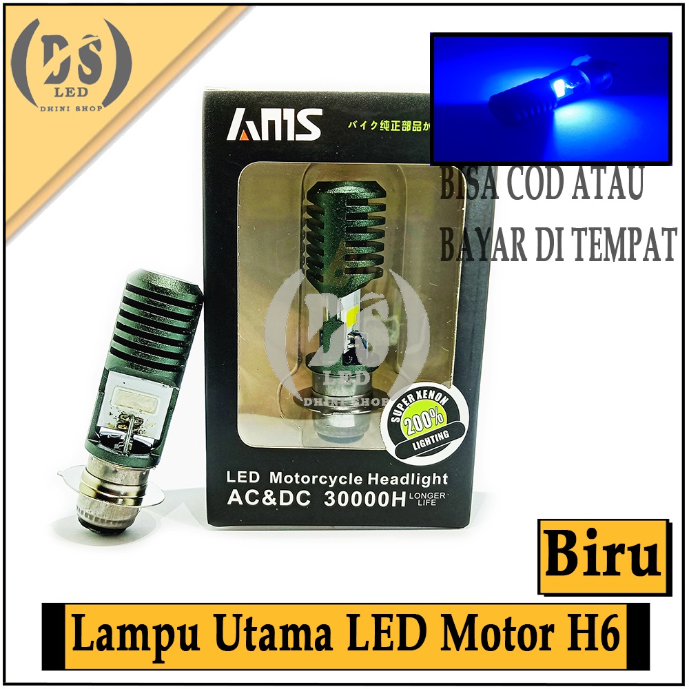 Jual Lampu Led Motor Beat Warna Biru / Lampu Led Depan H6 AMS sinar ... Jual Lampu Led Motor Beat Warna Biru / Lampu Led Depan H6 AMS sinar ...