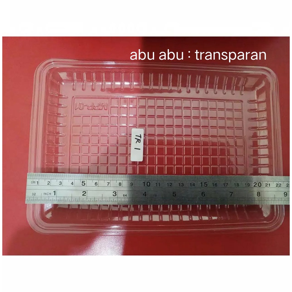 Jual Mika Tray Sayur Plastik / TR 01 Tebal Serba Guna Isi 50Pcs ...