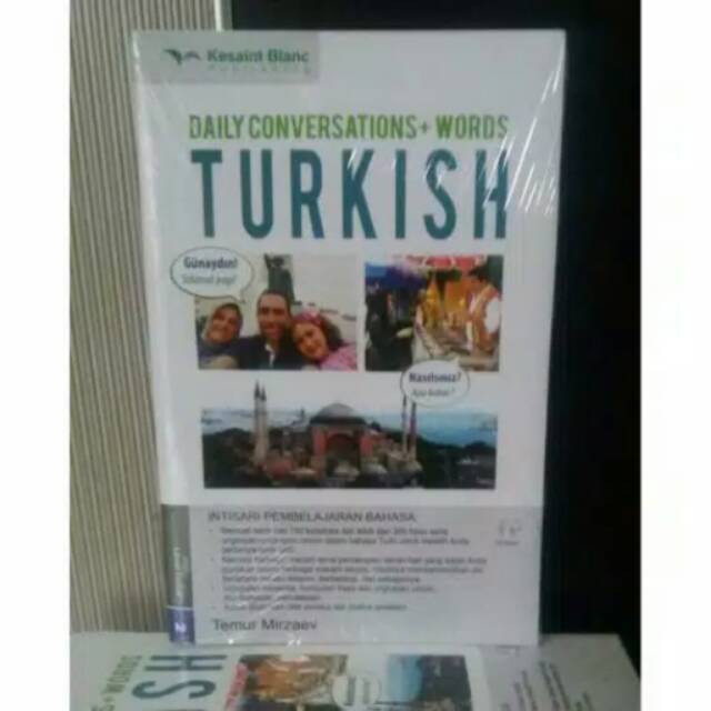 Jual Belajar Bahasa Turki " Daily Conversation + Words Turkish + CD ...
