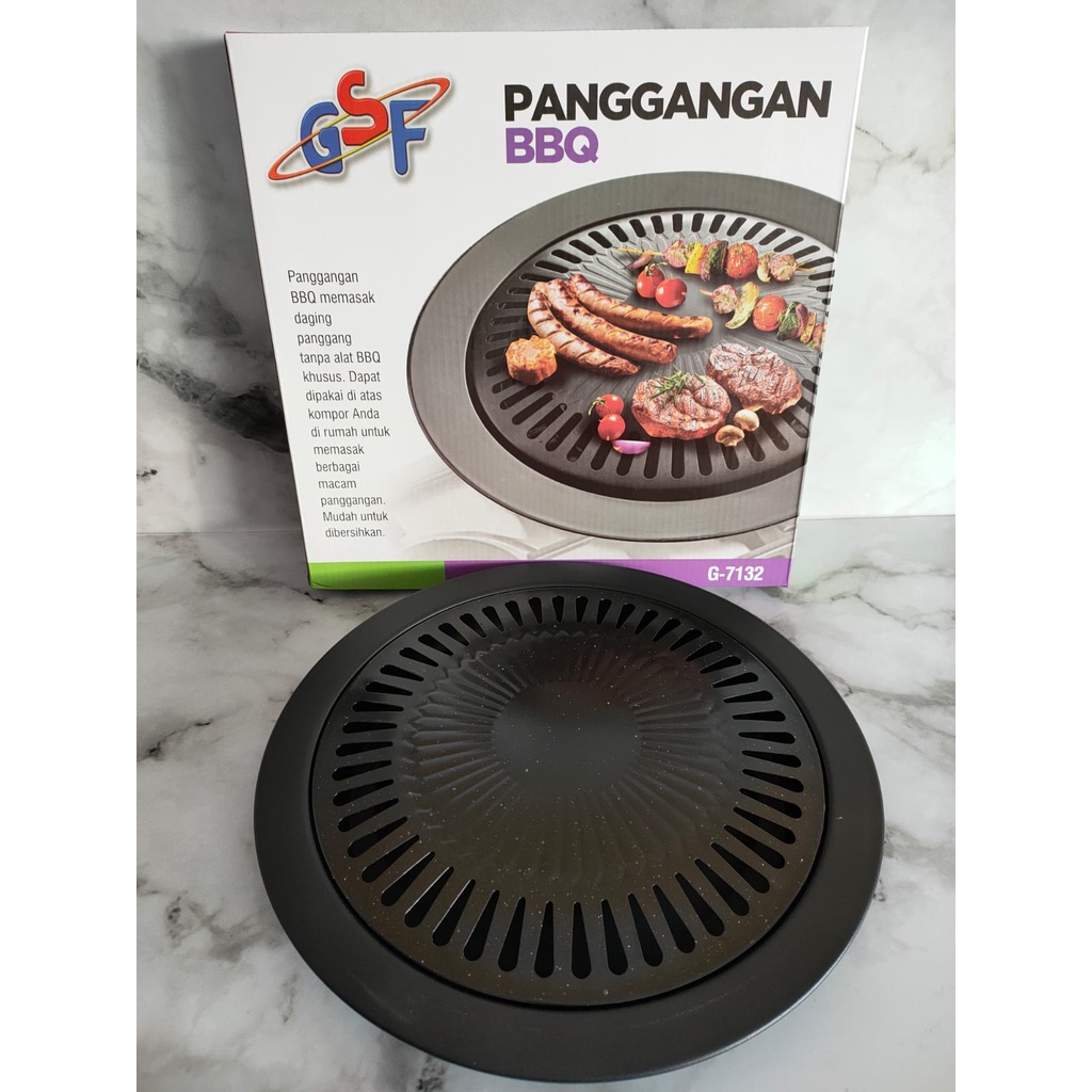 Jual Smokless Bbq Grillpan / Alat Panggang Portable BBQ Tri J 32cm ...