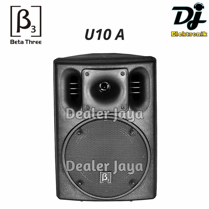 Jual Speaker Aktif Beta Three / B3 U10A / U 10A / U10 A - 10 inch | Shopee Indonesia