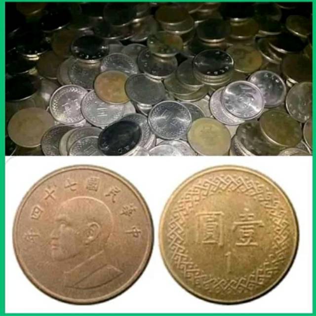 Jual KOIN TAIWAN 1 DOLLAR VARIAN TAHUN ACAK 1 COIN TAIWAN | Shopee ...
